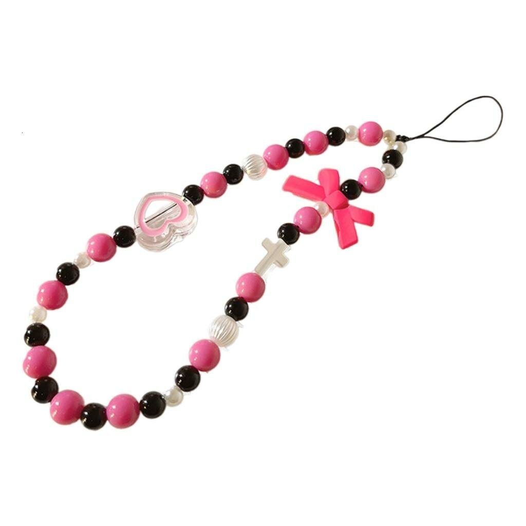 Бусы на телефон, браслет, брелок для женщин, Сладкая Прохладная Бантовая Скобка