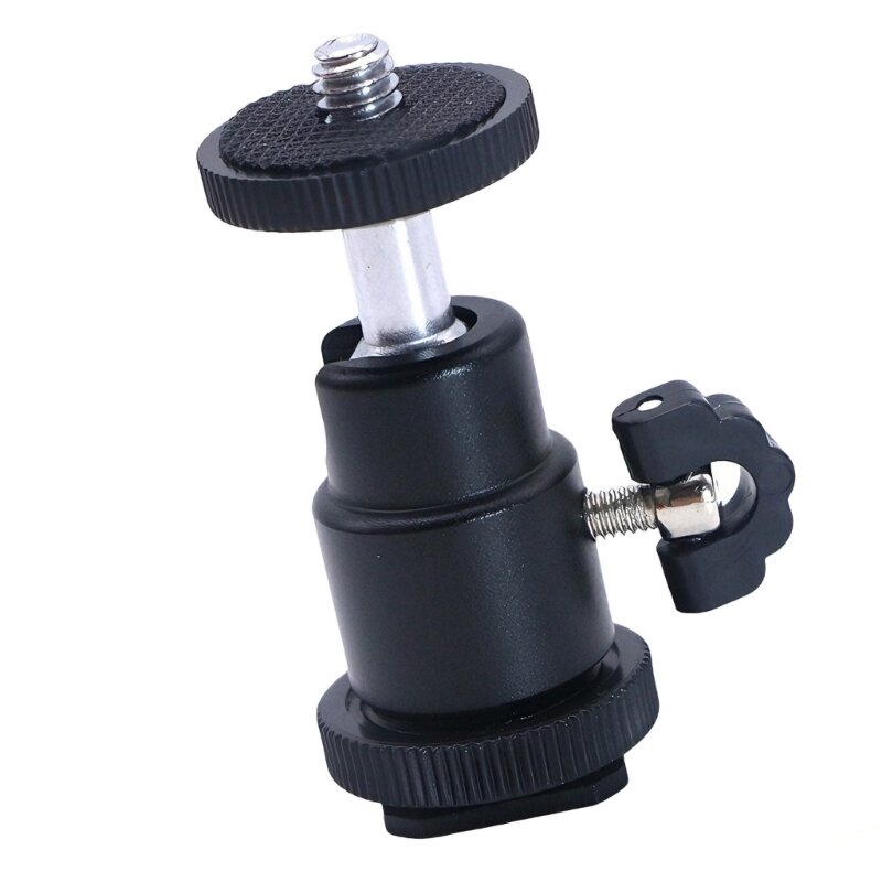 Металлический горячий башмак малый карданный подвес универсальный сферический карданный кронштейн LED fill light photography camera light