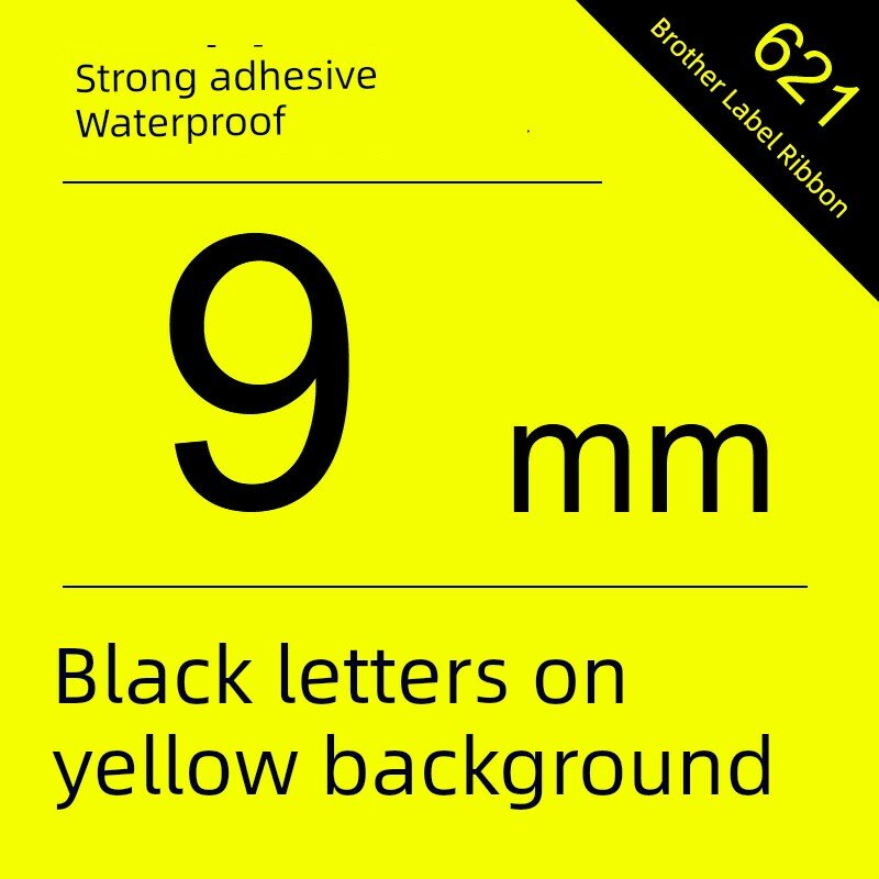Совместимая лента для этикетировочных принтеров Brother Lingfeng, 12 мм, 6, 9, 18, 36 мм, TZe-231, 631PT-D210/E115,