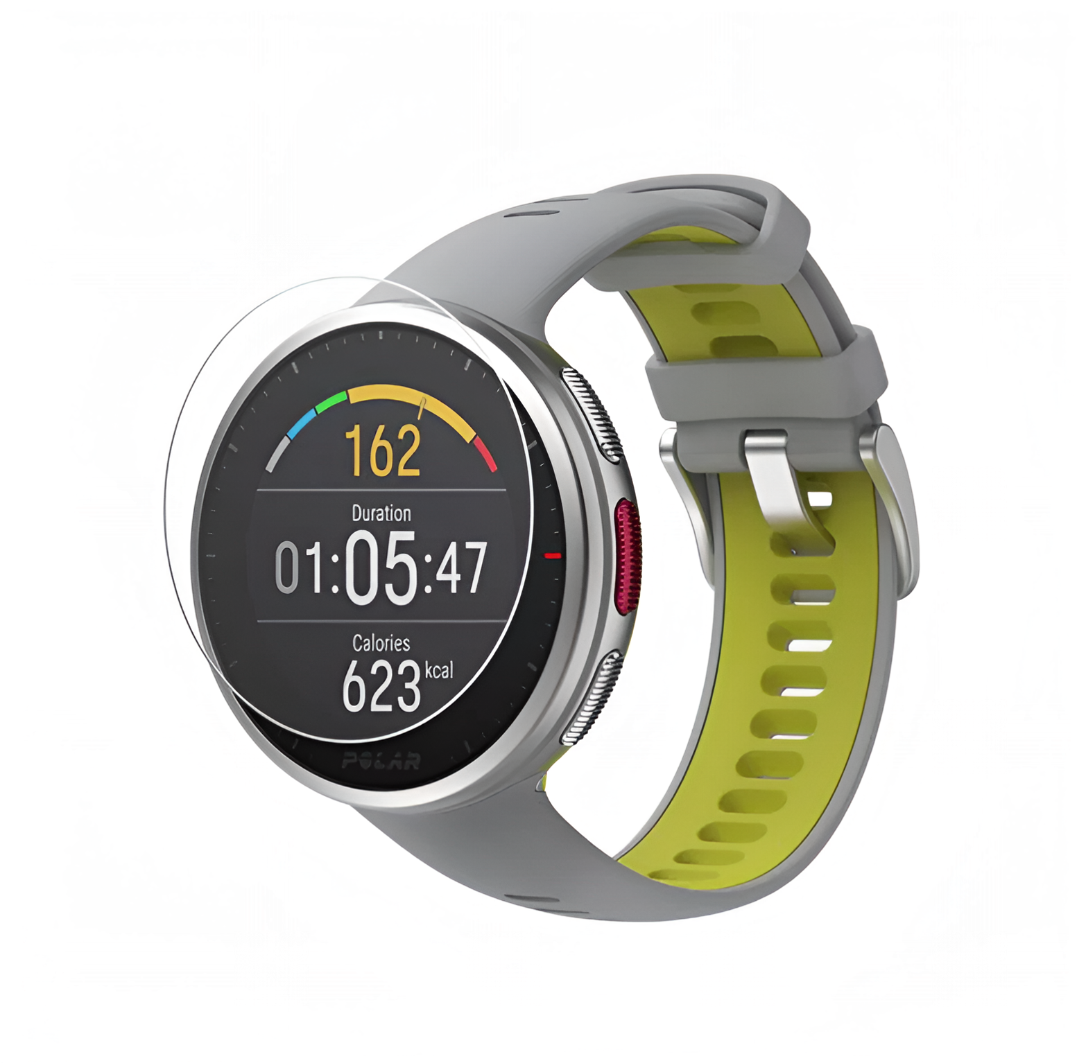 Защитное стекло MyPads Glass для умных смарт-часов Polar Vantage V2 из качественного материала с олеофобным покрытием