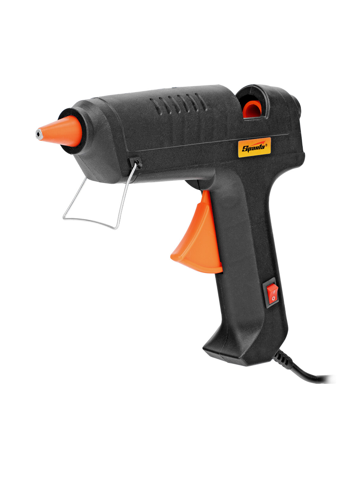 Клеевой пистолет Sparta с выключателем 11 мм в кейсе, 80 Вт, 10 г/мин 93020