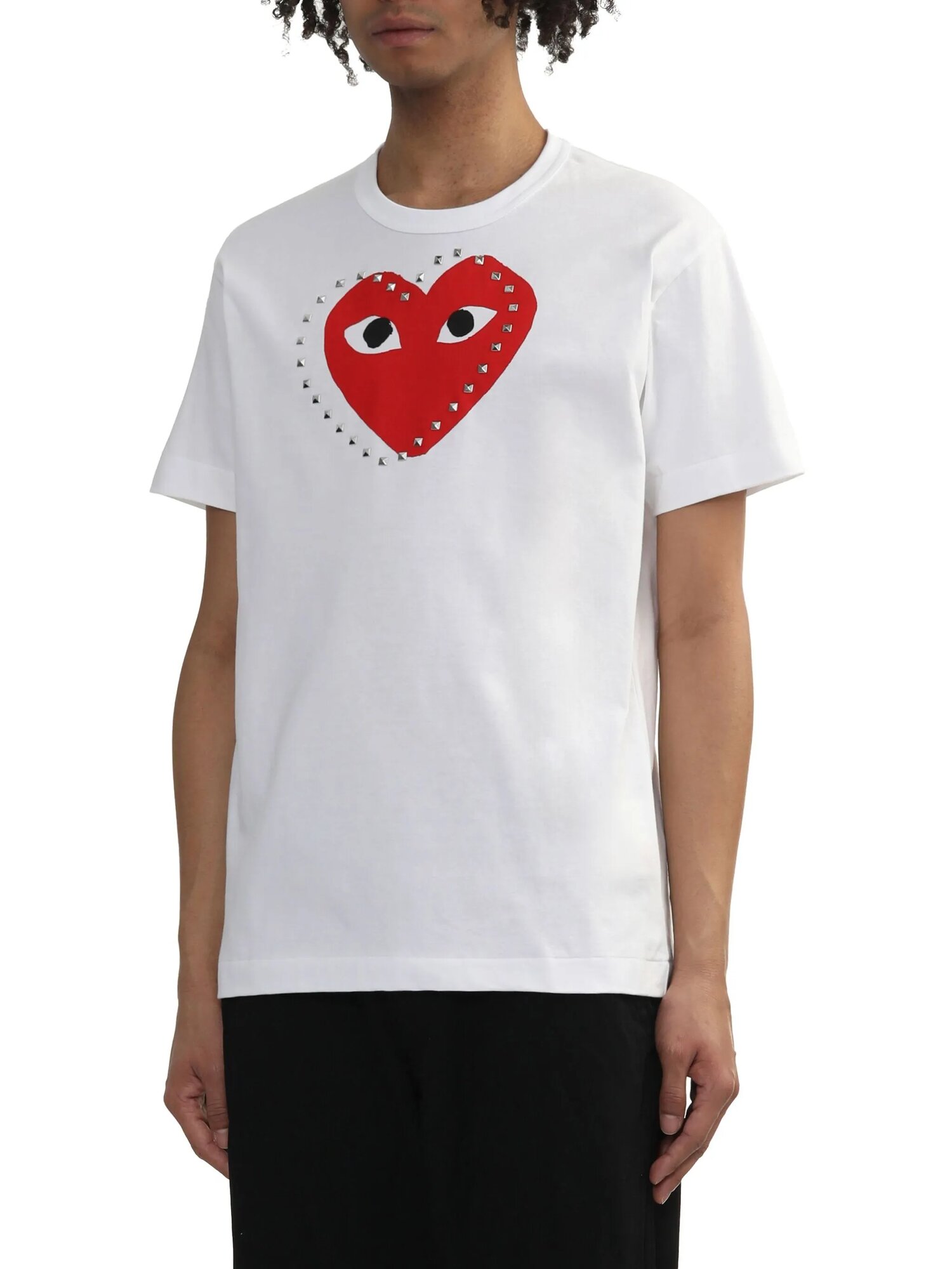 Футболка COMME des GARCONS, размер XS, белый — фото 1
