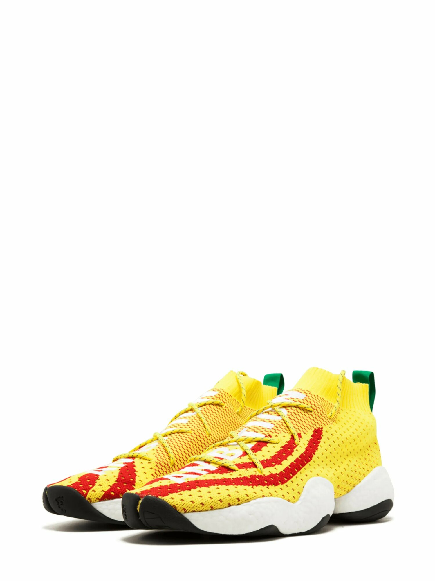 Кроссовки adidas by Pharrell Williams Crazy BYW, размер 6 US, Желтый — фото 1