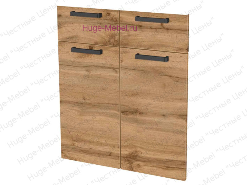 Кухонный фасад Ф-41-М дуб вотан (Пасаденна) Huge Mebel . Ширина 592 Высота 708. Кухонные фасады