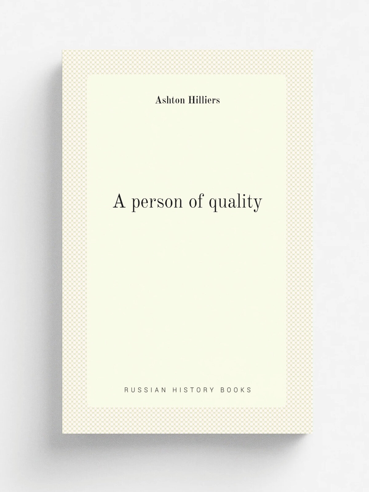 A person of quality
