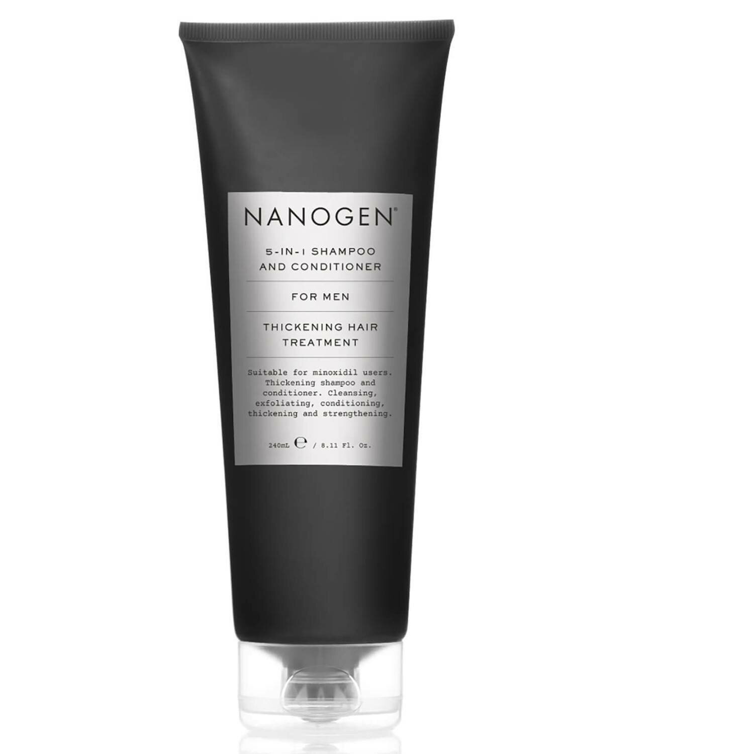 Nanogen Шампунь и кондиционер для волос Shampoo & Half Conditioner for Men 240 мл