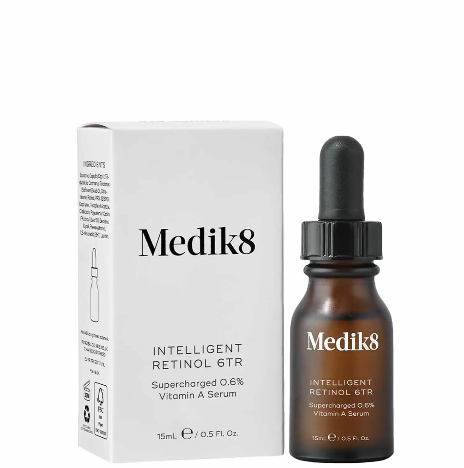 Medik8 Ультрамощная ночная сыворотка Intelligent Retinol 6TR 15 мл