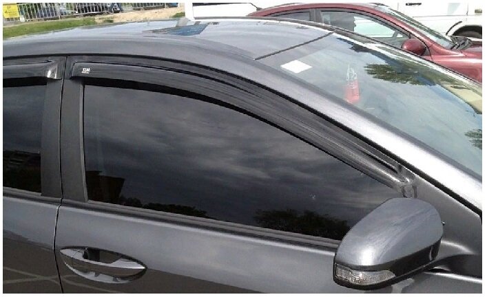 Ветровики, 4шт, Toyota Corolla седан 2013-2019 (Тойота Королла)