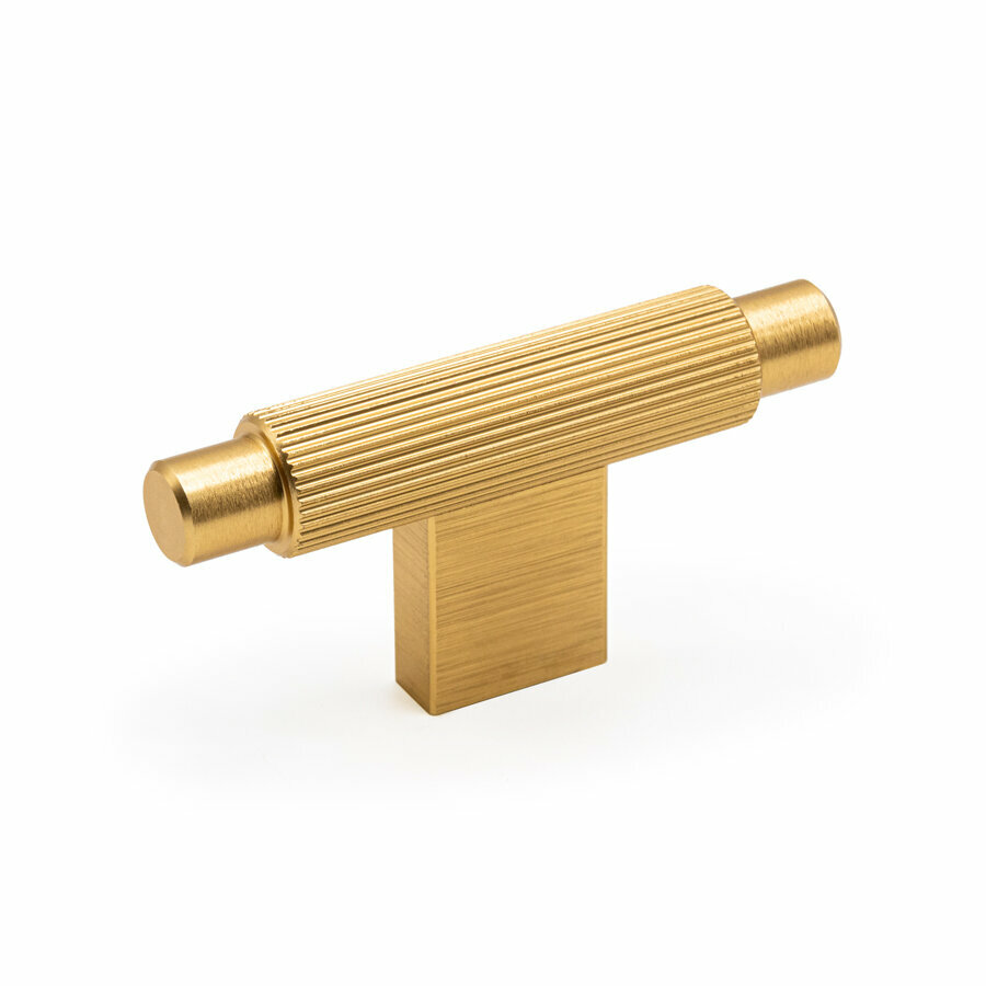 Ручка-кнопка ARPA, Латунь брашированная, /70х14х36 мм, Модерн, Viefe, Испания