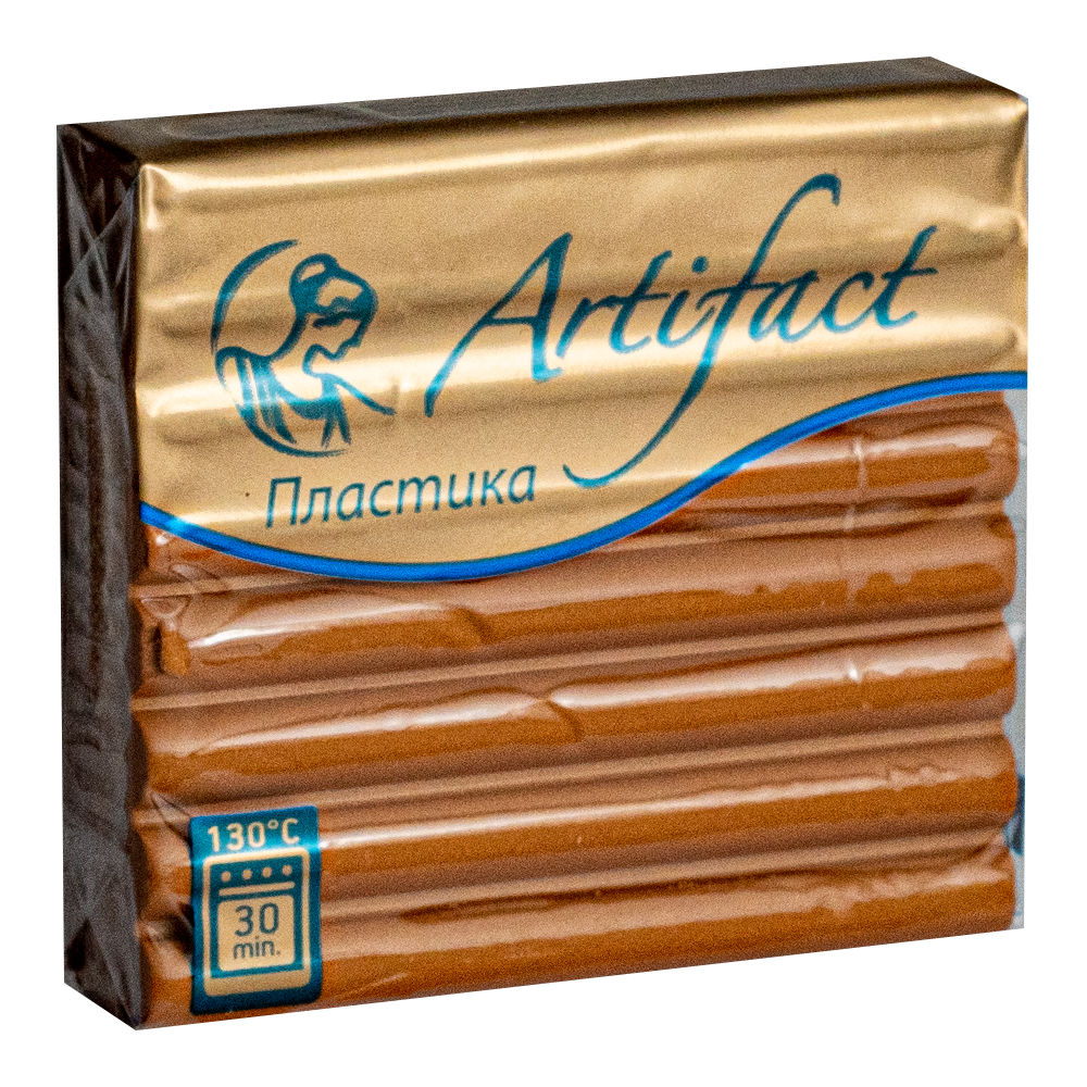 Полимерная глина Артефакт металлик 821677 Золото (647), 50 г, цена за 1 шт.