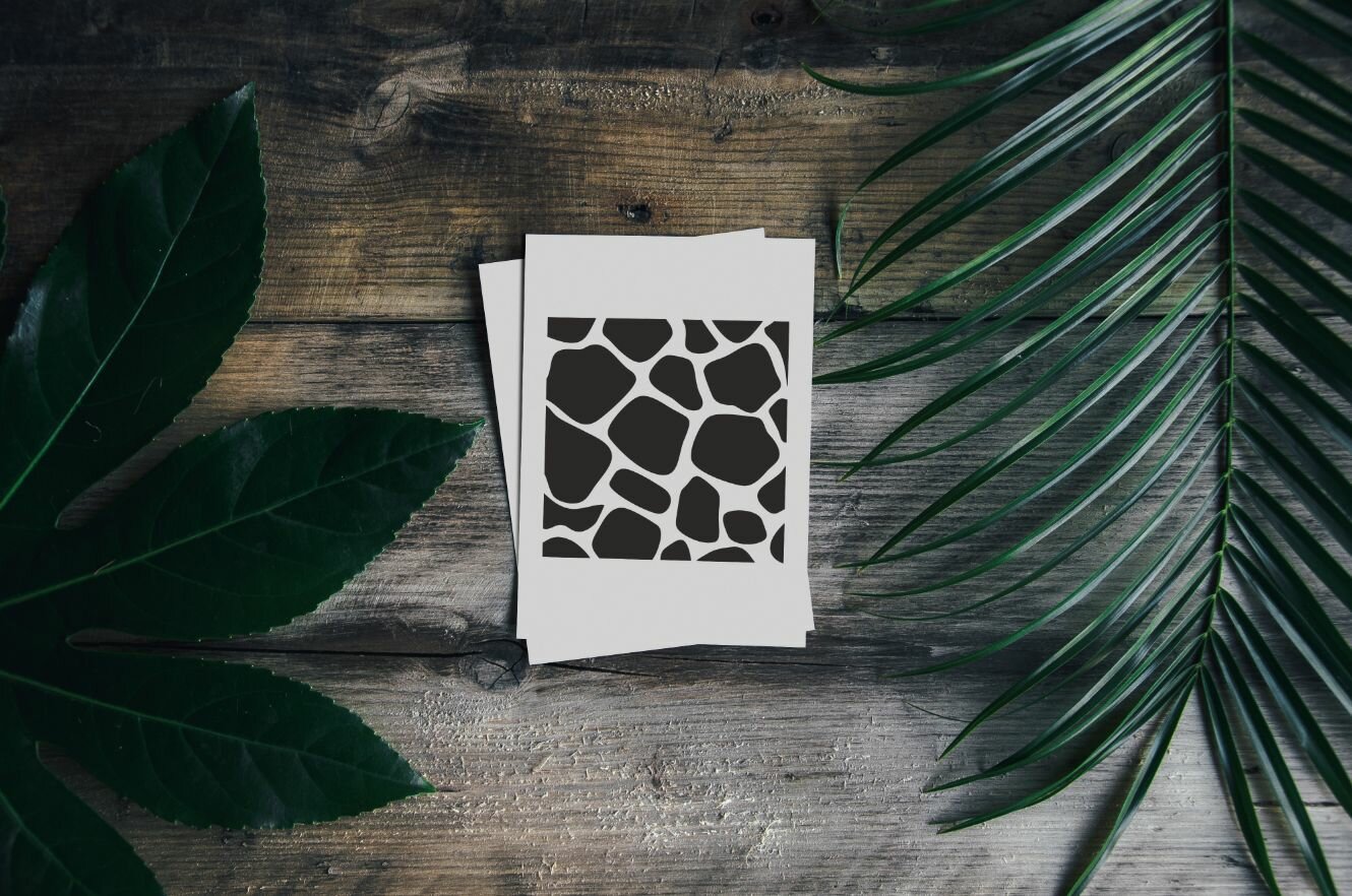 Трафарет Животный принт 1 / шаблон пластиковый многоразовый