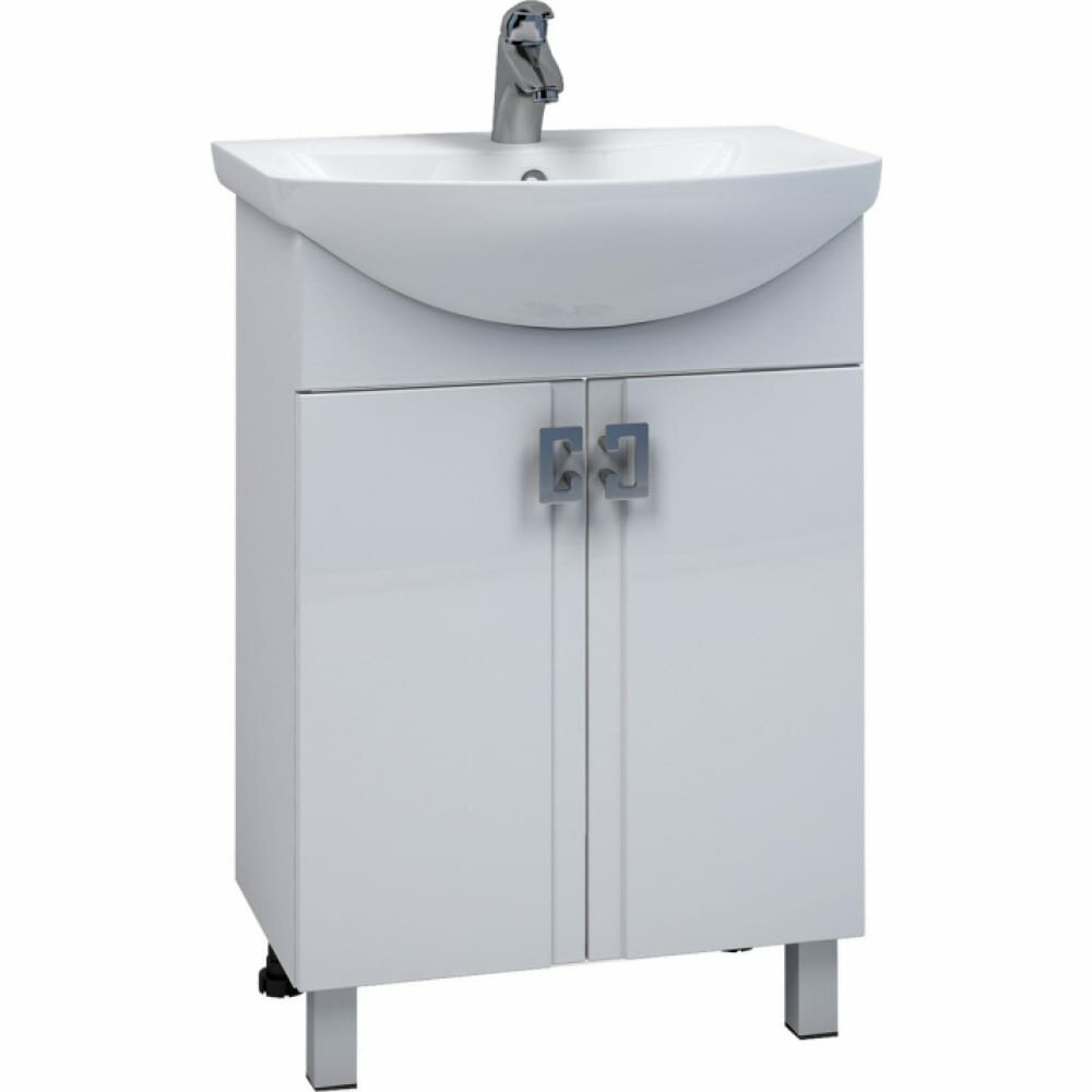 Тумба для ванной MIXLINE "КВАДРО-55" под умывальник Элеганс-55, ПВХ 551699