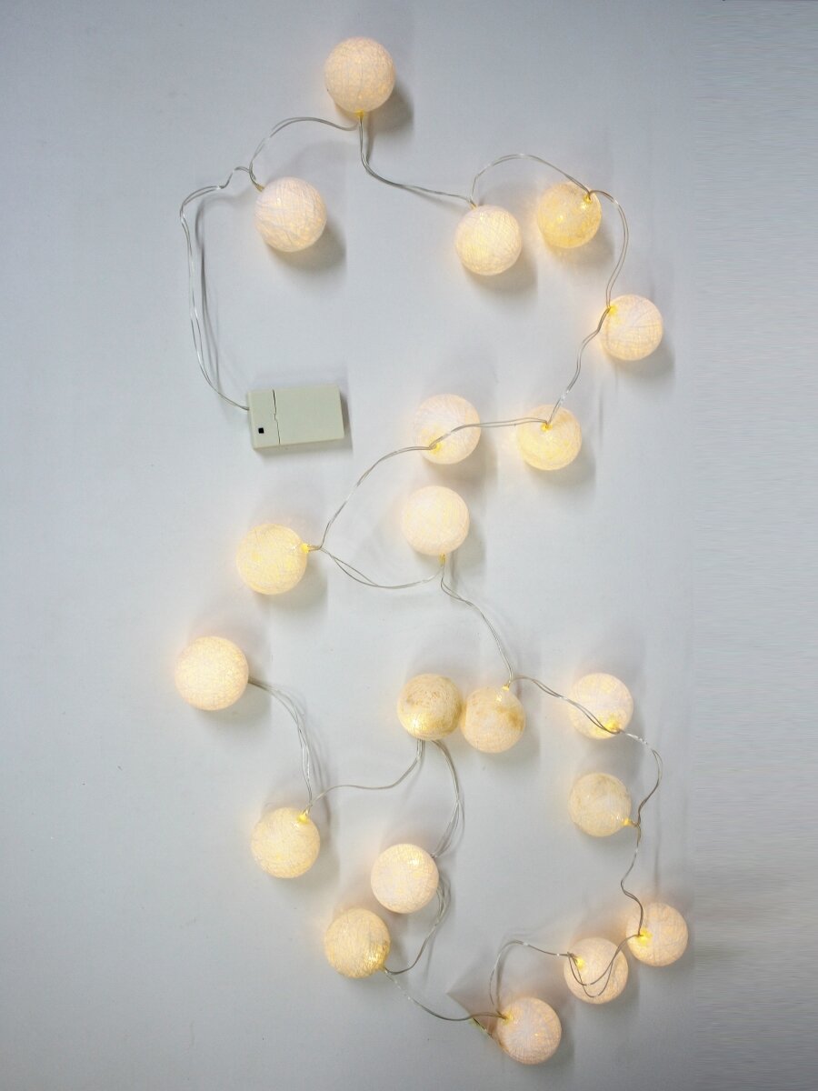 Гирлянда электрическая из шаров, 280 см, бренд CONEKO - декор для дома и офиса