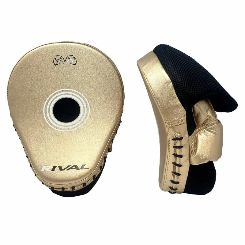 Лапы боксерские RIVAL RAPM PRO PUNCH MITTS, золотые