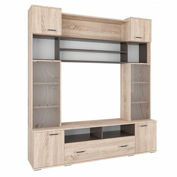 Центральная секция ОГЦС-1 «Оскар-18» ЛДСП (Дуб сонома/Венге) 190х43х210