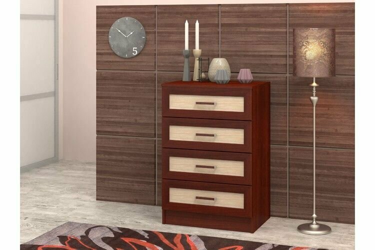 Комод Арлен 10 ноче мария луиза, ясень шимо светлый, рамка квадро