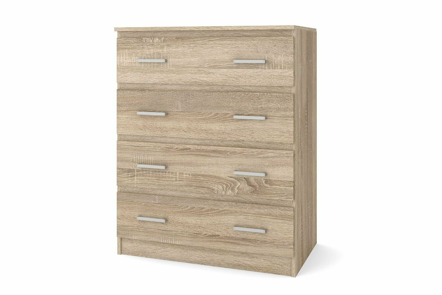 Комод К-18 80х43х99 4 ящика, дуб сонома