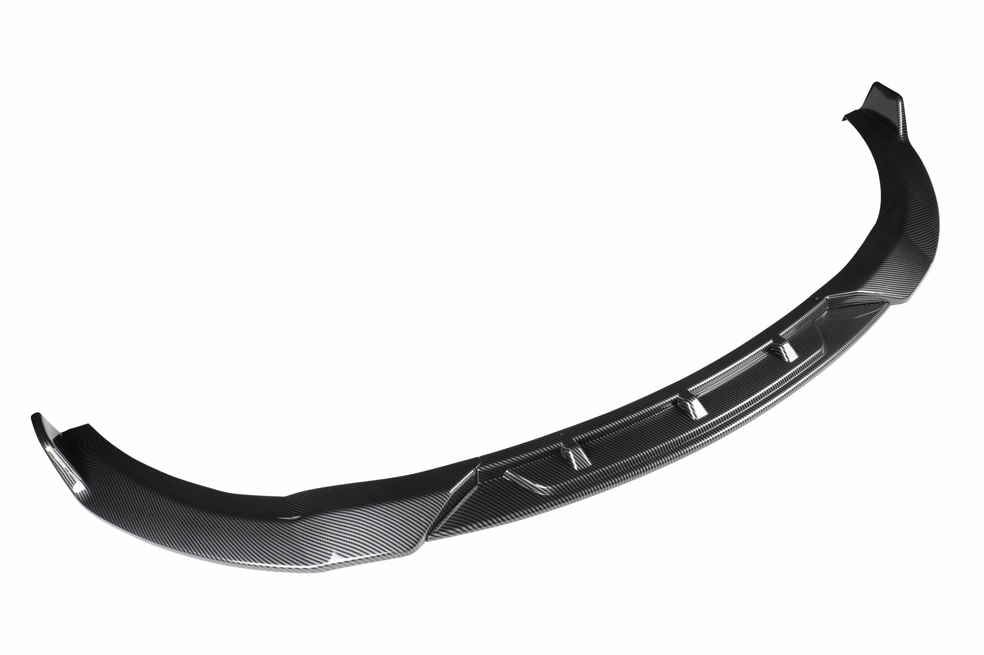 Губа переднего бампера Hyundai sonata 2011-2014 имитация карбона