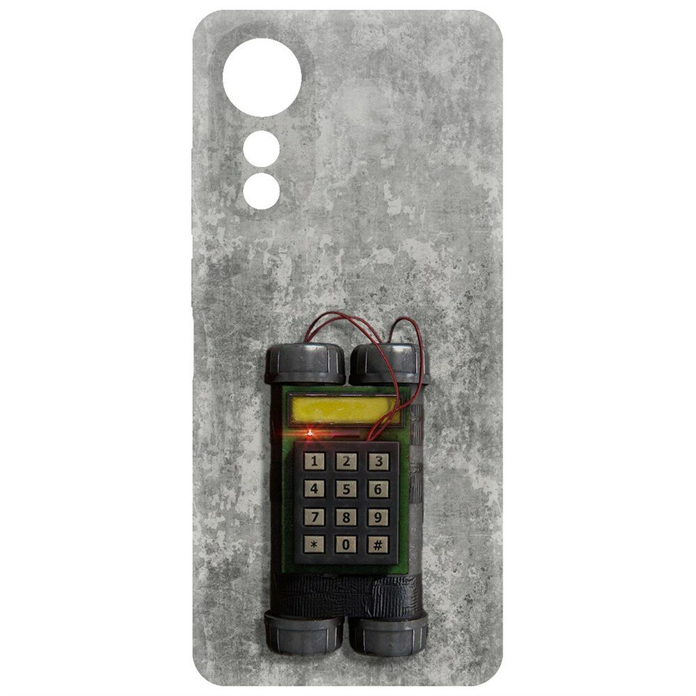 Чехол-накладка Krutoff Soft Case Cтандофф 2 (Standoff 2) - C4 для Oppo A78 4G черный