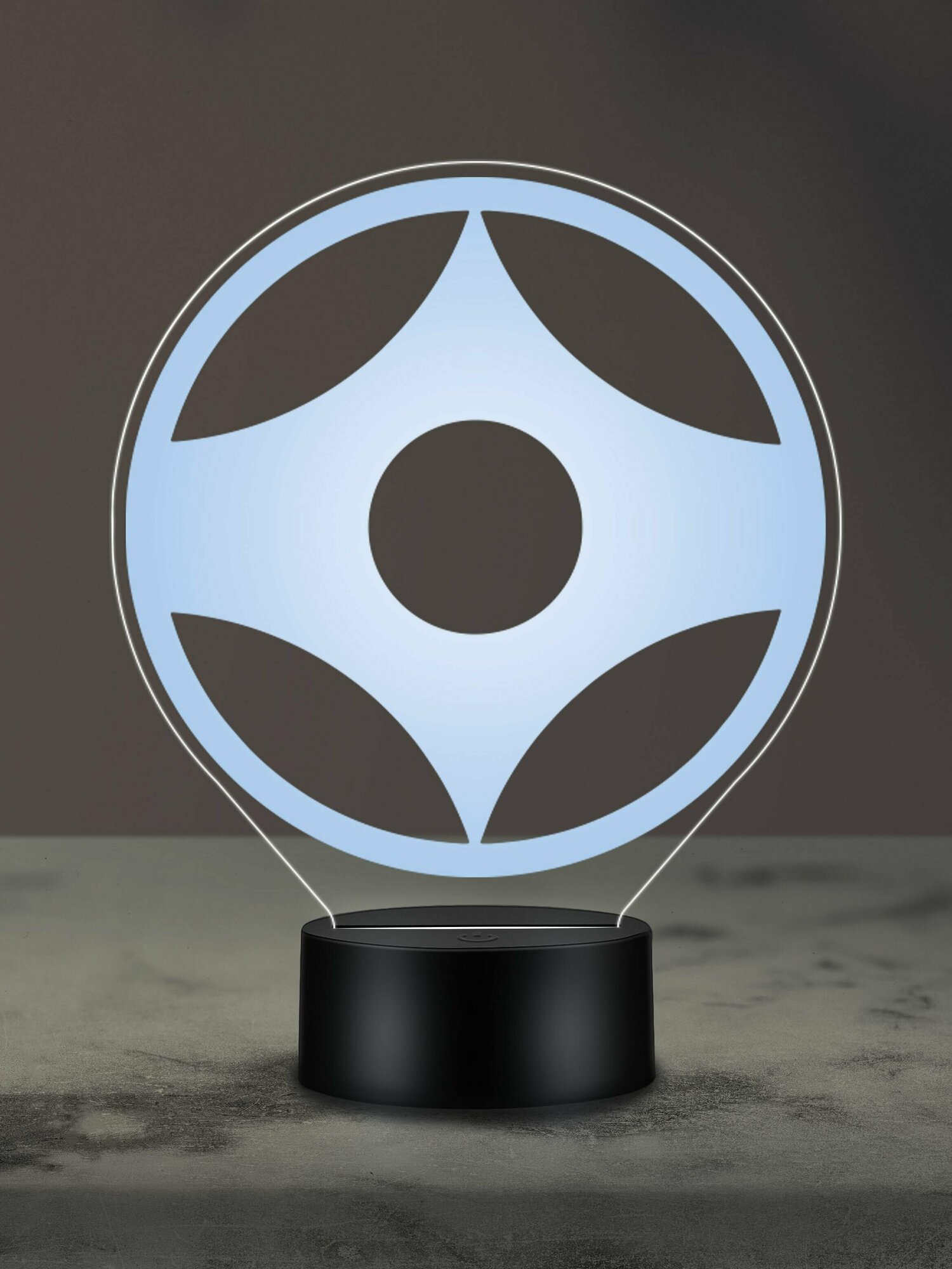 Ночник Киокушинкай, ночная лампа, 3Д светильник, кёкусинкай