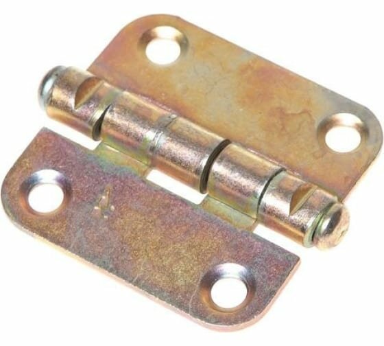 Петля дверная универсальная 40х40 мм STARFIX желтый цинк 50 штук SMC2-65827-50