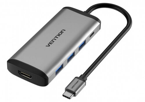 Мультифункциональный хаб Vention USB Type C 5 в 1 (CNBHB)