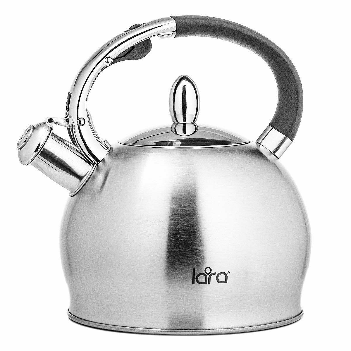 Чайник LARA LR00-10 (3,1л, матовый, индукционное дно, ручка хром. оцинкованная)