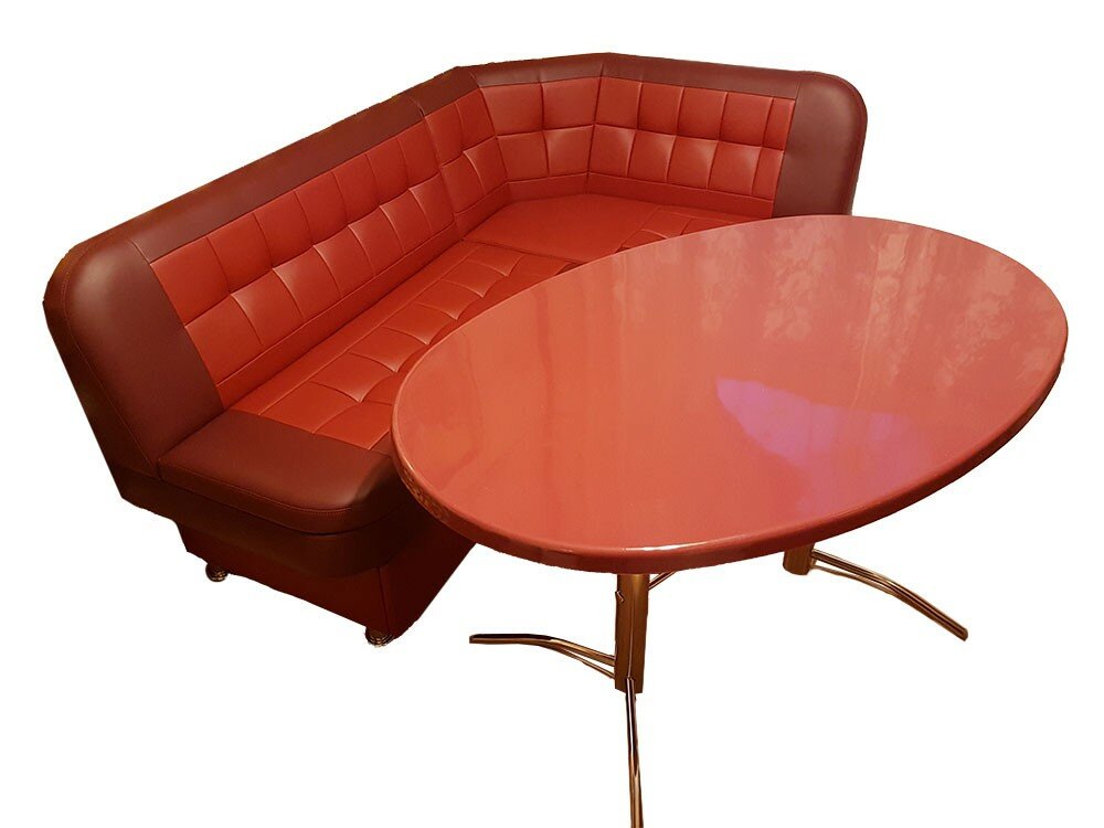 Кухонный уголок со столом «Лаура» экокожа