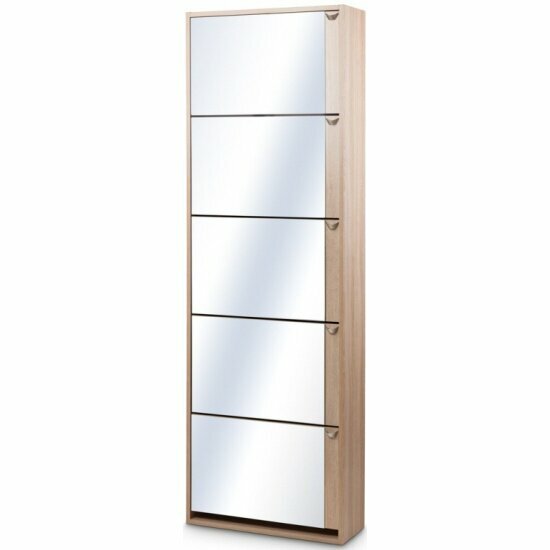 Обувница Vental К-5S (зеркальная) дуб сонома