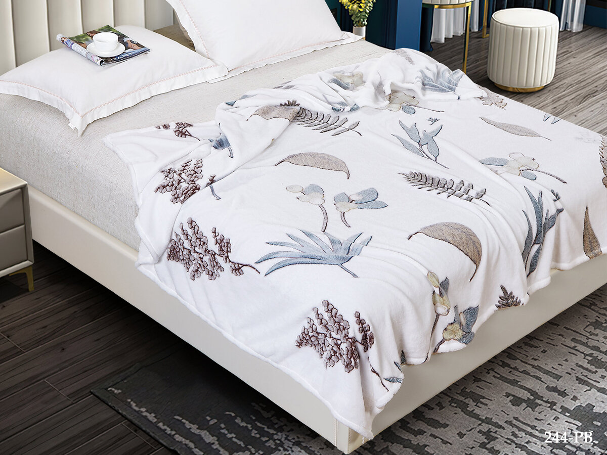 200/244-pb Микрофибра Бамбук 200х220 Плед AlViTek