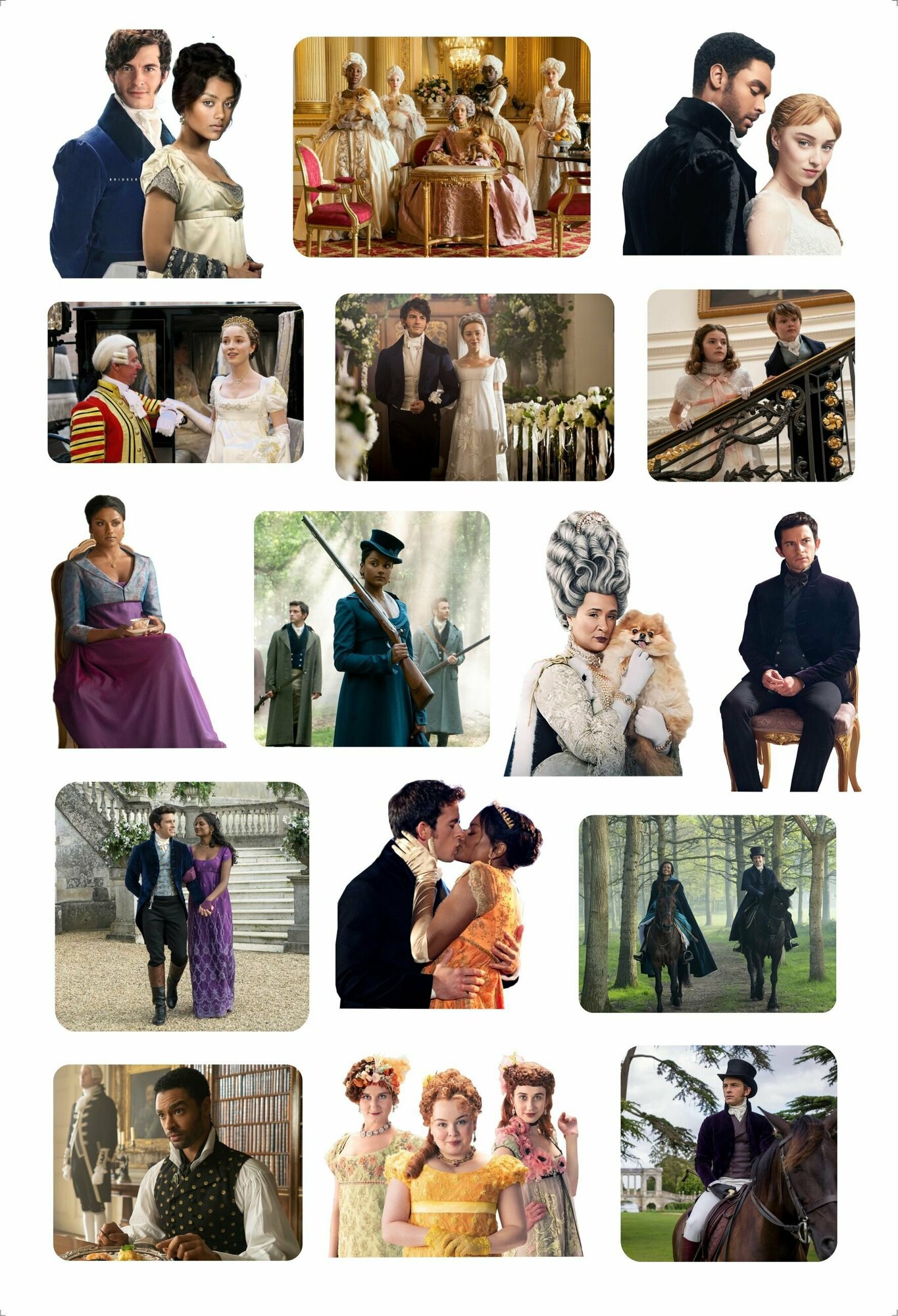 Бриджертоны наклейки детские стикеры наборы для творчества Bridgerton