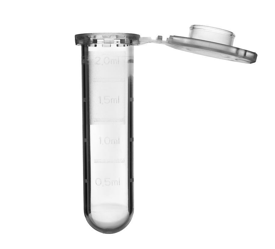 Пробирки микроцентрифужные Expell 2.0 мл, тонкостенные, градуированные, с плоскими крышками, коническим дном, 20*500 шт/кор