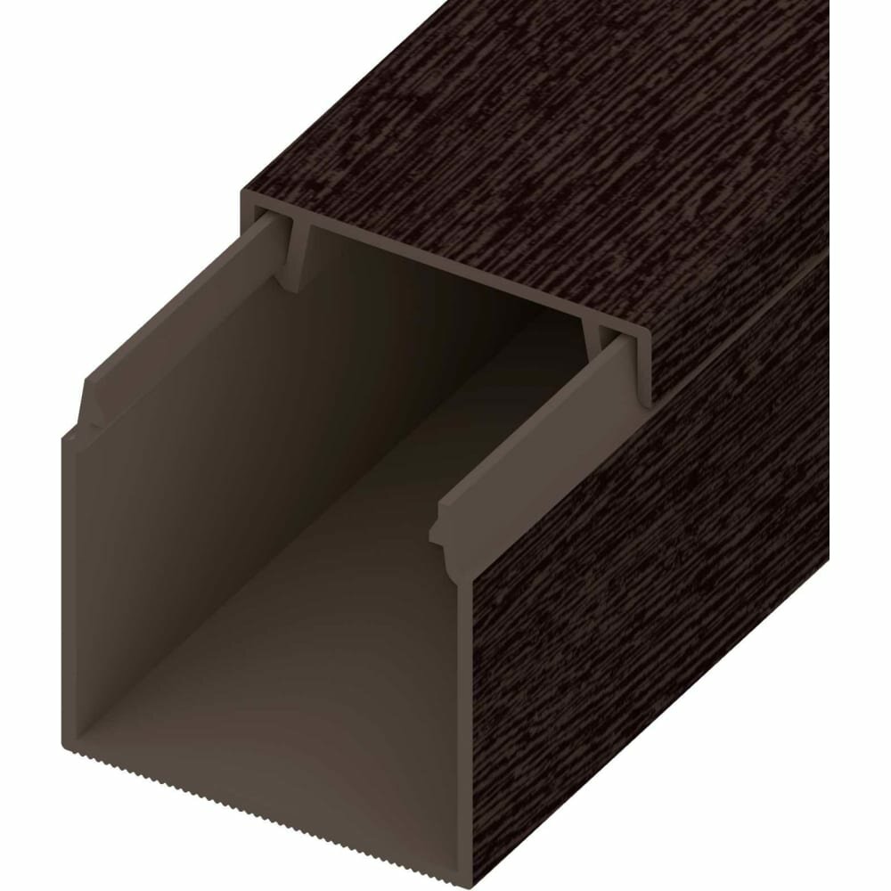 Кабель-канал AGIS ПВХ 25x25 мм Венге 3 D 60.05.25.25.200, для прокладки информационных