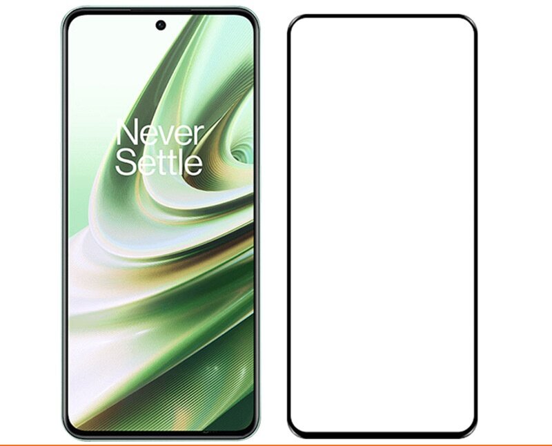 Защитное стекло MyPads Forti Glass, для OnePlus 10T, олеофобное покрытие, черное