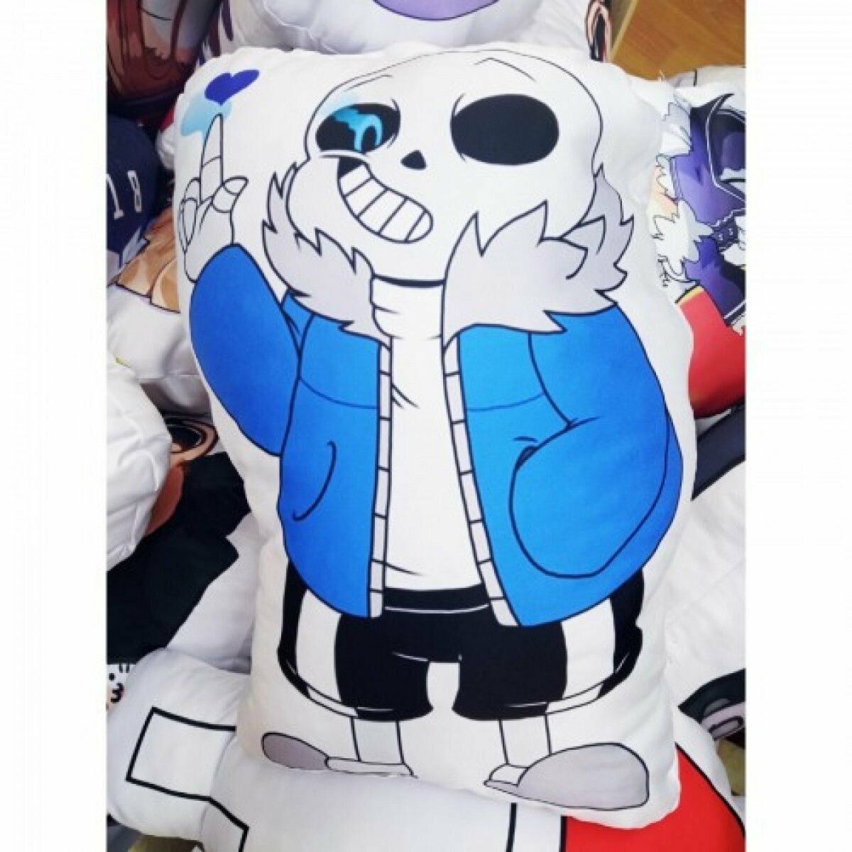 Фигурная подушка Санс Игра Undertale
