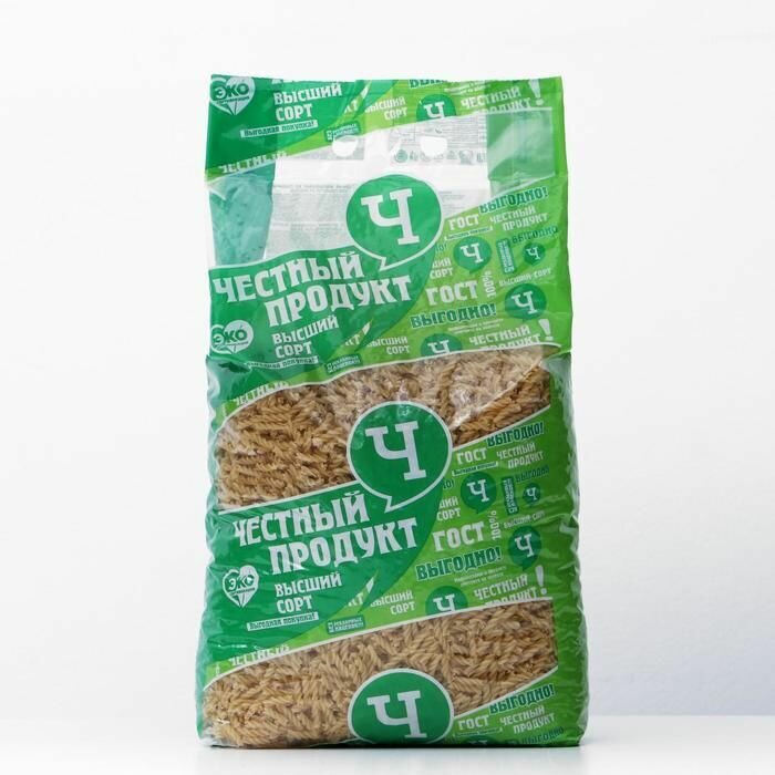 Макароны Спиралька Честный продукт(5 кг) Высший Сорт ГОСТ