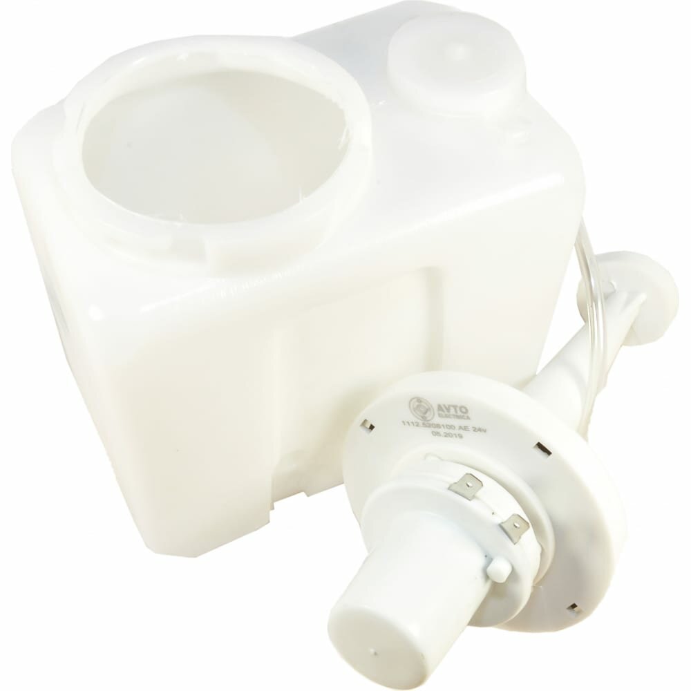 Бачок омывателя автоэлектрика (12081) КАМАЗ/ЗИЛ/урал, 2 л, 24 В, 0.5 МПа, в сборе, морковка 12.669