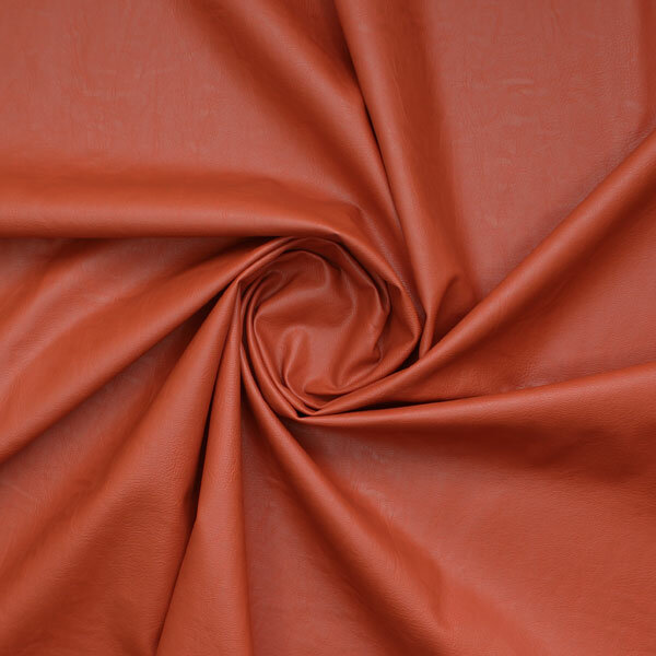 Искусственная кожа Ткани-100 ИСК. Кожа, терракотовая, 100x140 см