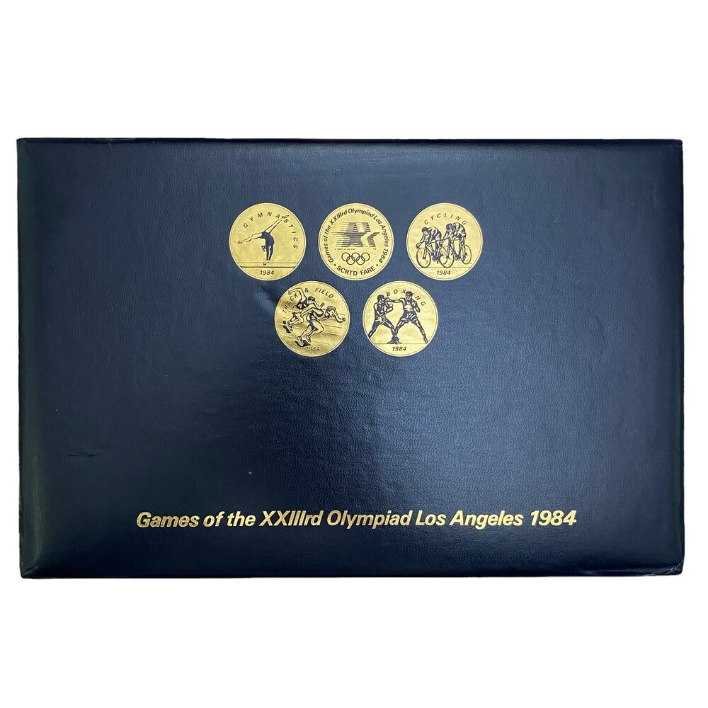 США, набор медалей "XXIII олимпийские игры в Лос-Анджелесе" 1984 г.