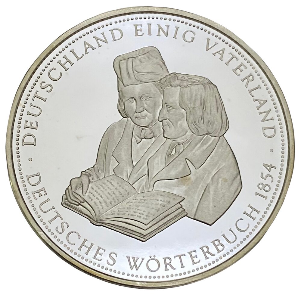 Германия, медаль "Единство, справедливость и свобода. Единая Германия. Немецкий словарь" 1992 г.