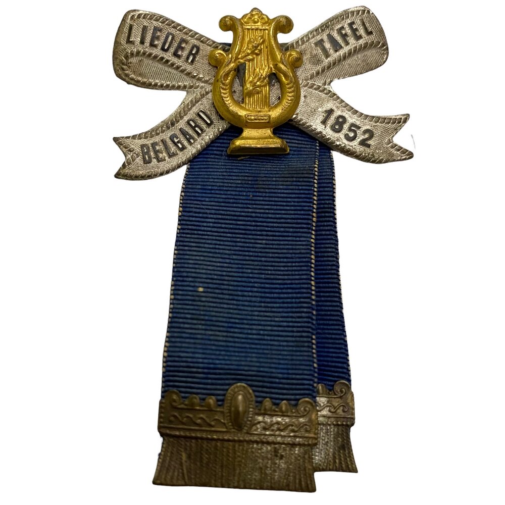 Знак "Музыкальный фестиваль в Белгарде" Германская империя 1852 г.