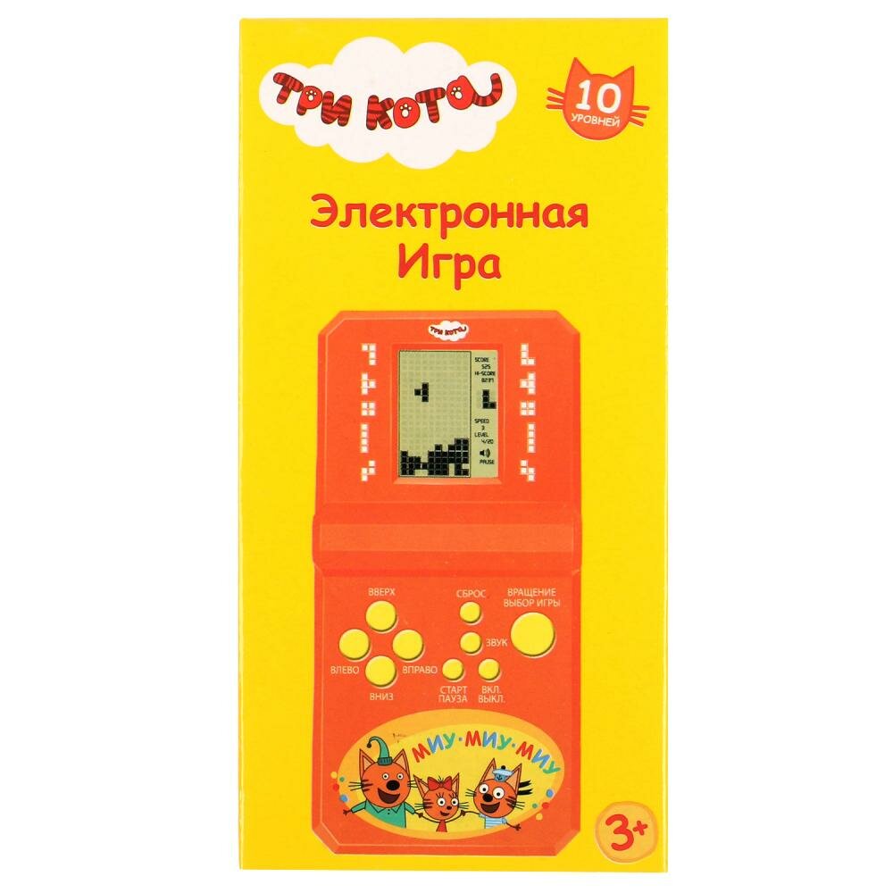 Электронная логическая игра Три Кота, 12,5х6,5х2,5 см Играем Вместе B1420010-R8