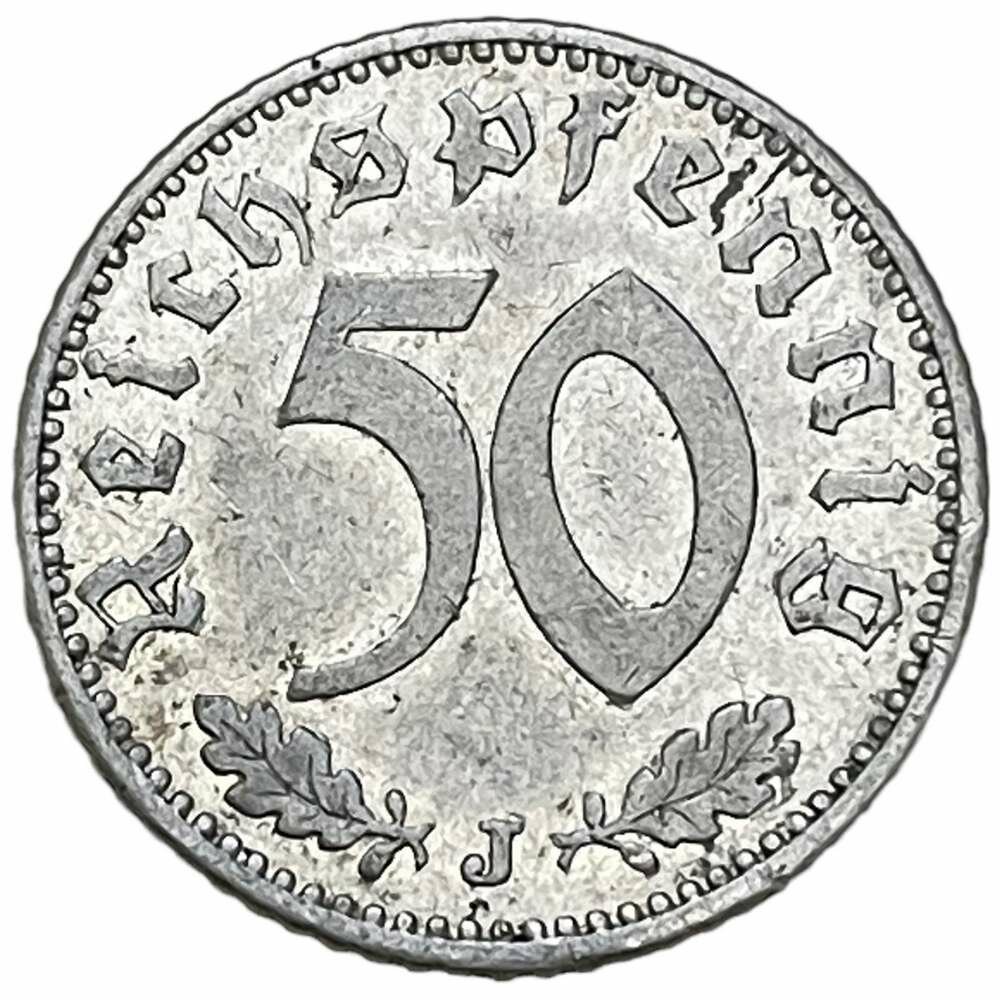 Германия, Третий Рейх 50 рейхспфеннигов 1939 г. (J)