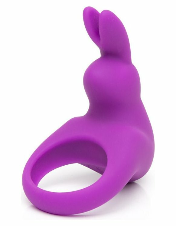 Фиолетовое эрекционное виброкольцо Happy Rabbit Rechargeable Rabbit Cock Ring Happy Rabbit