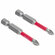 Бита (2 шт; PZ1; 50 мм; 1/4) Quadro Torsion 420150-2