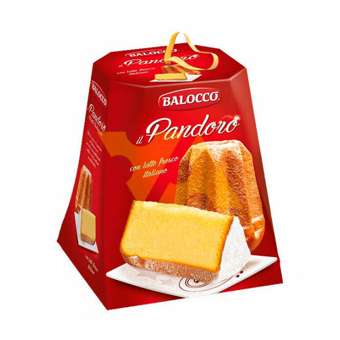 Пандоро, рождественский кекс из Вероны, BALOCCO, 0,75 кг (карт/кор)