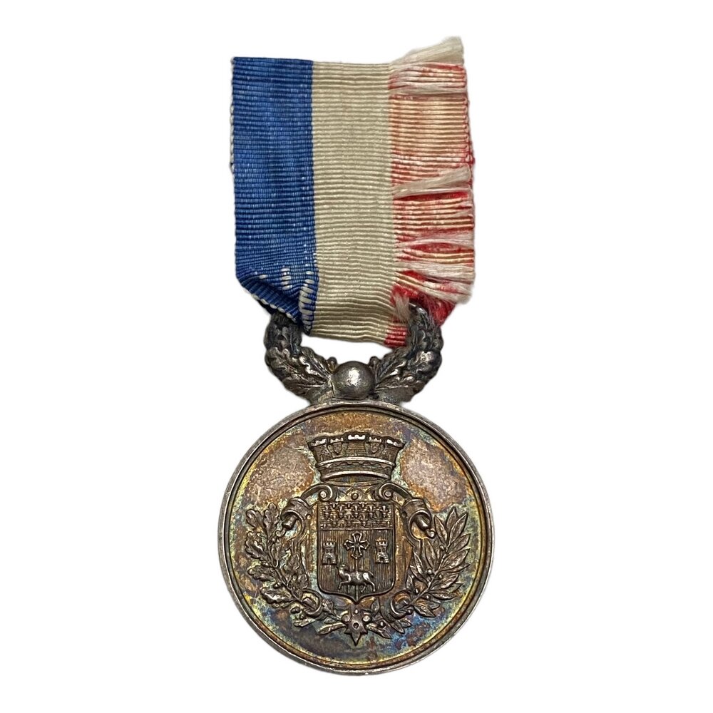 Франция, медаль "Спасатели Тулузы и Верхней Гаронны" 1891-1900 гг.