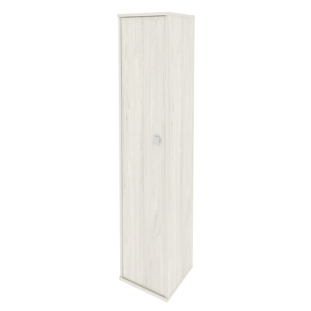 Шкаф для документов высокий узкий левый (1 высокая дверь ЛДСП) Style Riva Л. СУ-1.9Л Дуб Наварра 412*410*1980