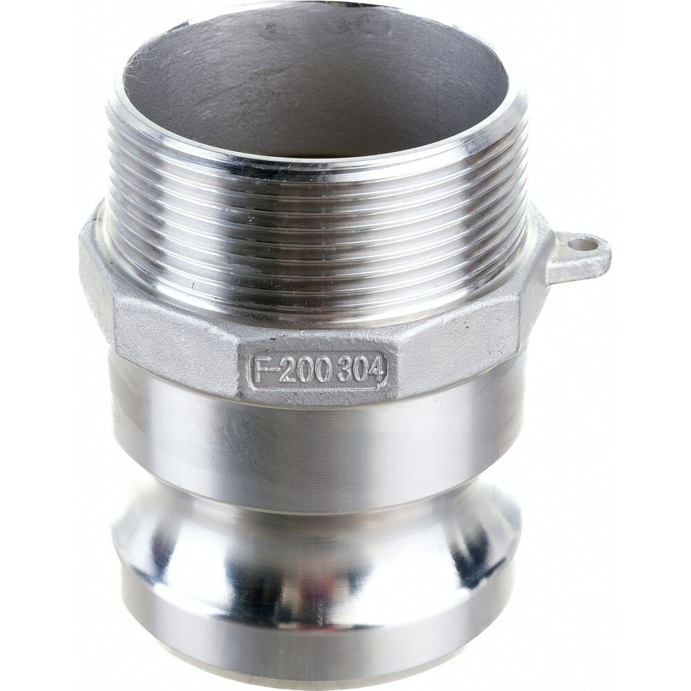 Камлок тип F (ниппель; наружная резьба BSP; 50 мм-2"; нержавеющая сталь) TITAN LOCK TL200FSS