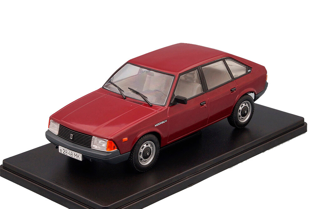 Модель коллекционная HACHETTE Московский 2141 бордовый 1980 (легендарные советские автомобили #38)